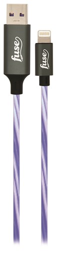 Sync Cable - Fuse USB-A to Lightning Cable LED Blue - Pacific Optics ...
