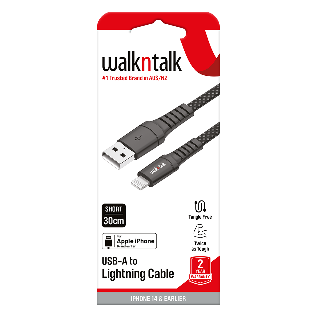 Sync Cable - WNT 30cm USB-A to Lightning Cable - Pacific Optics ...