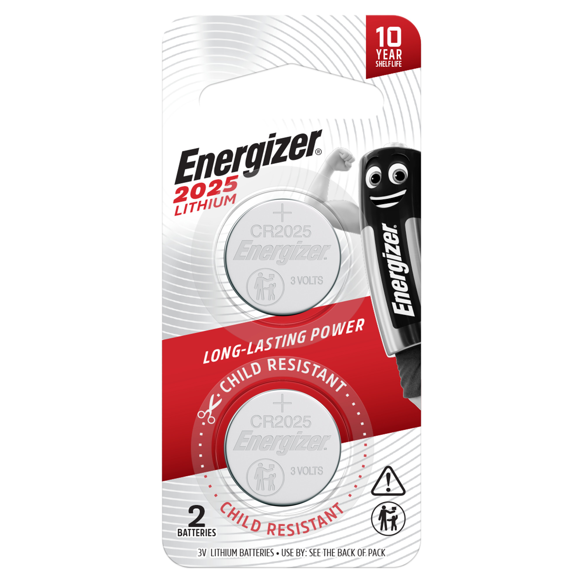 Batteries - Energizer Spec 2025 2Pk - Pacific Optics - Pacific Optics